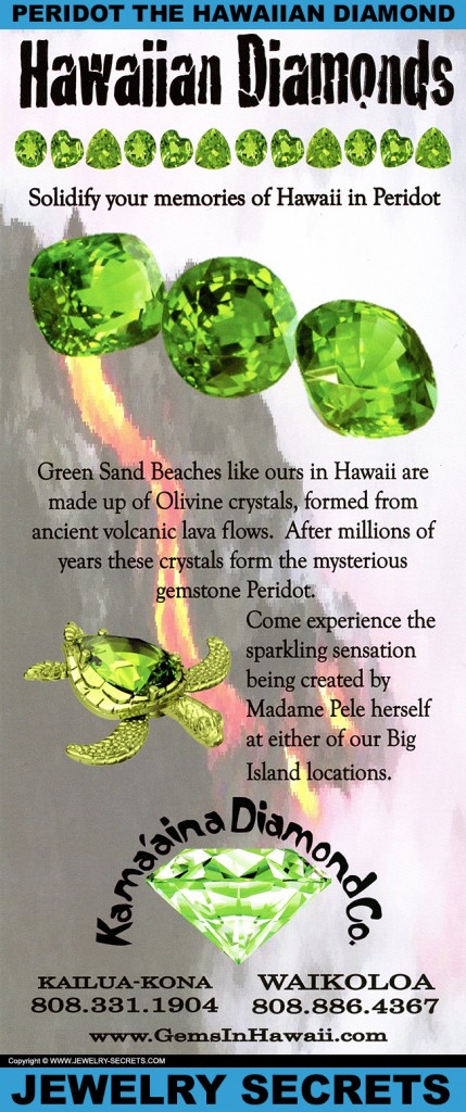 THE HAWAIIAN DIAMOND IS PERIDOT? – Jewelry Secrets