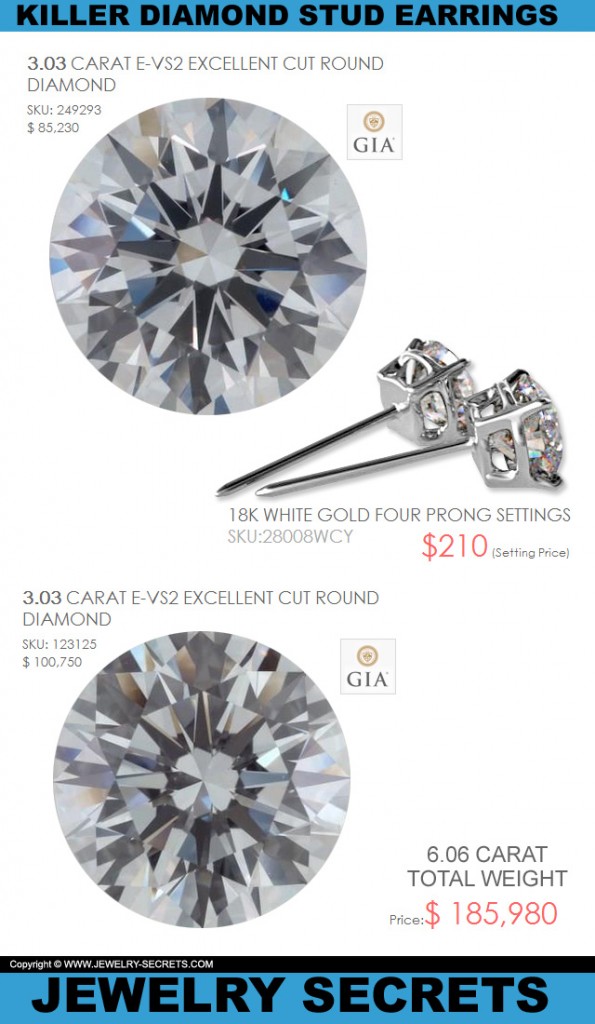 KILLER DIAMOND STUD EARRINGS – Jewelry Secrets