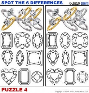 SPOT THE 6 DIFFERENCES – Jewelry Secrets