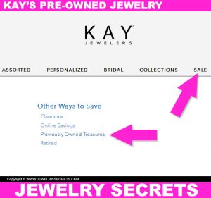 KAY JEWELER’S PRE-OWNED JEWELRY – Jewelry Secrets