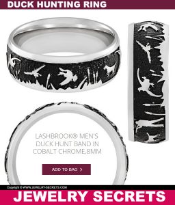 DUCK HUNTING WEDDING RING – Jewelry Secrets