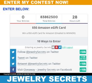 ENTER MY CONTEST TODAY! – Jewelry Secrets