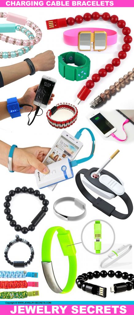 IPHONE CHARGING CABLE SYNC BRACELETS – Jewelry Secrets