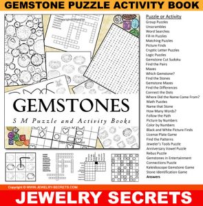 GEMSTONE PUZZLE ACTIVITY BOOK – Jewelry Secrets