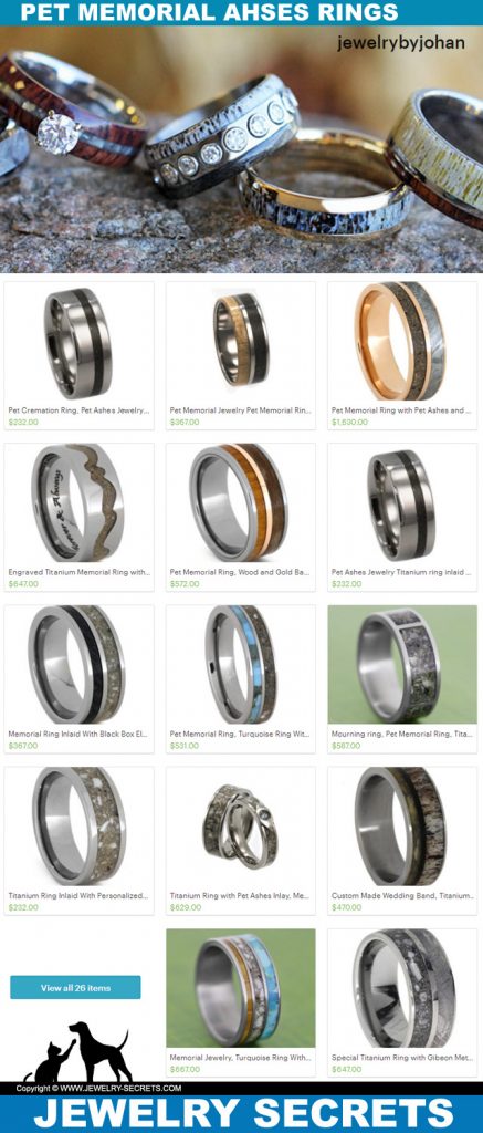 PET MEMORIAL ASHES RINGS – Jewelry Secrets