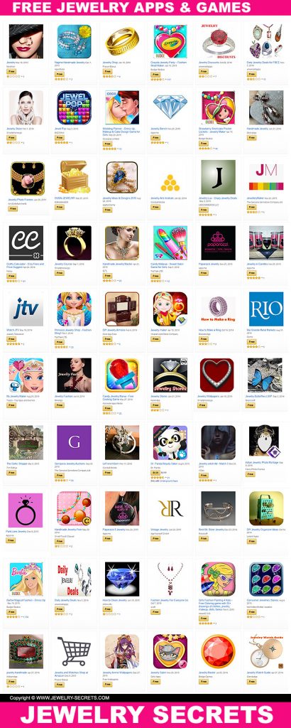 FREE JEWELRY APPS & GAMES – Jewelry Secrets