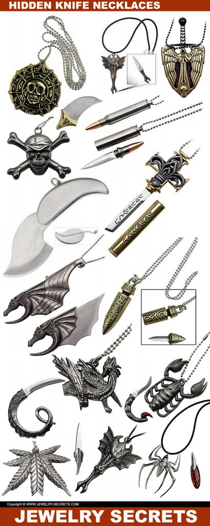 HIDDEN KNIFE NECKLACES – Jewelry Secrets