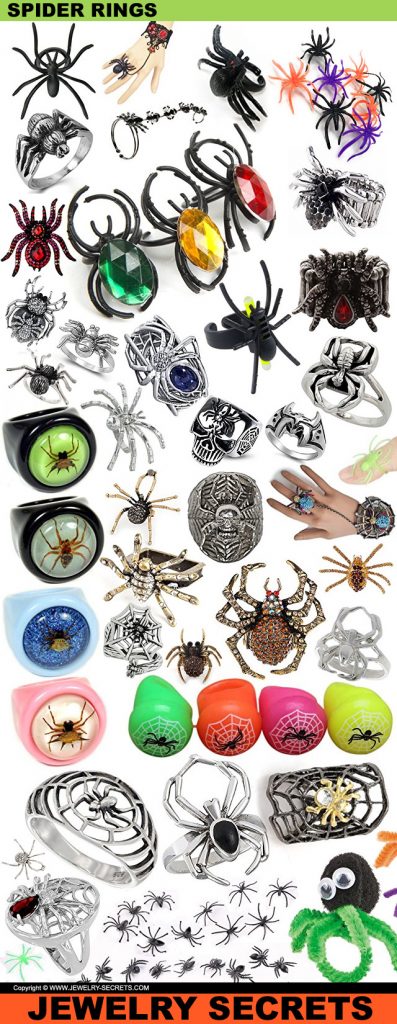 HALLOWEEN SPIDER RINGS – Jewelry Secrets