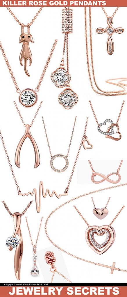 KILLER ROSE GOLD PENDANTS – Jewelry Secrets
