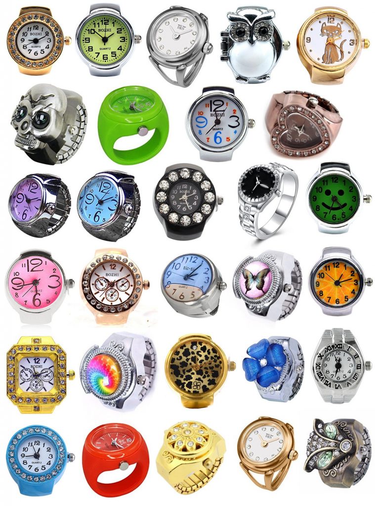 ULTRA-COOL FINGER RING WATCHES – Jewelry Secrets