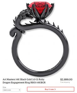 THIS DRAGON ENGAGEMENT RING… WOW! – Jewelry Secrets