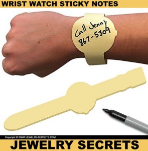 WRIST WATCH STICKY NOTES – Jewelry Secrets
