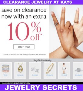 TAKE AN EXTRA 10% OFF CLEARANCE JEWELRY AT KAYS – Jewelry Secrets