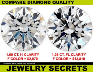 COMPARE HIGHEST TO LOWEST DIAMOND QUALITY – Jewelry Secrets