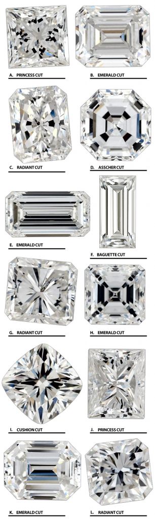 DO YOU KNOW YOUR SQUARE CUT DIAMONDS? – Jewelry Secrets