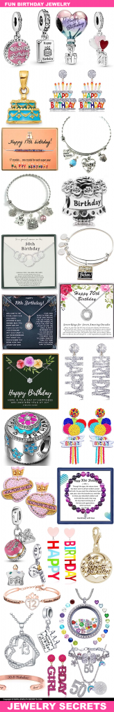 FUN HAPPY BIRTHDAY JEWELRY – Jewelry Secrets