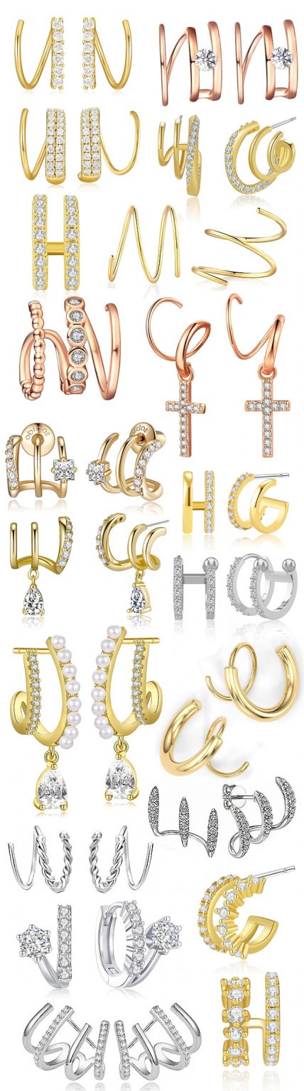 DOUBLE HOOP ILLUSION EARRINGS – Jewelry Secrets