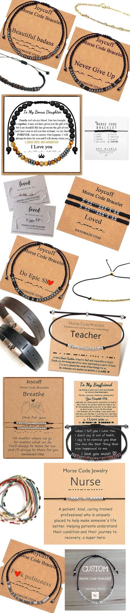 MORSE CODE BRACELETS – Jewelry Secrets